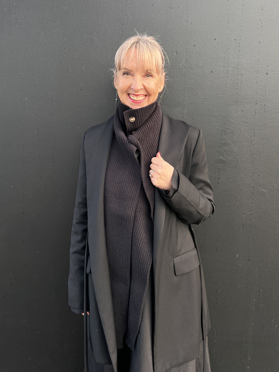 Button up Polar Neck Scarf – Minx Footwear | C.REED Clothing